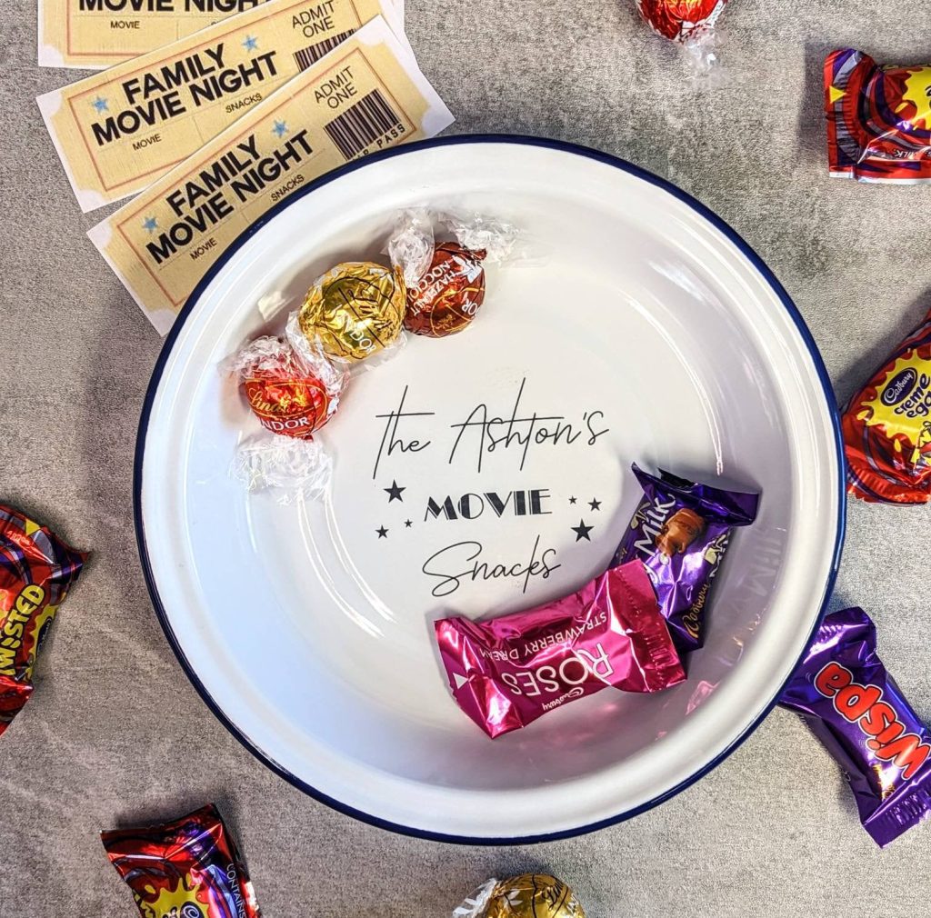 Personalised Enamel Snack Bowl - Honey Pot Workshop