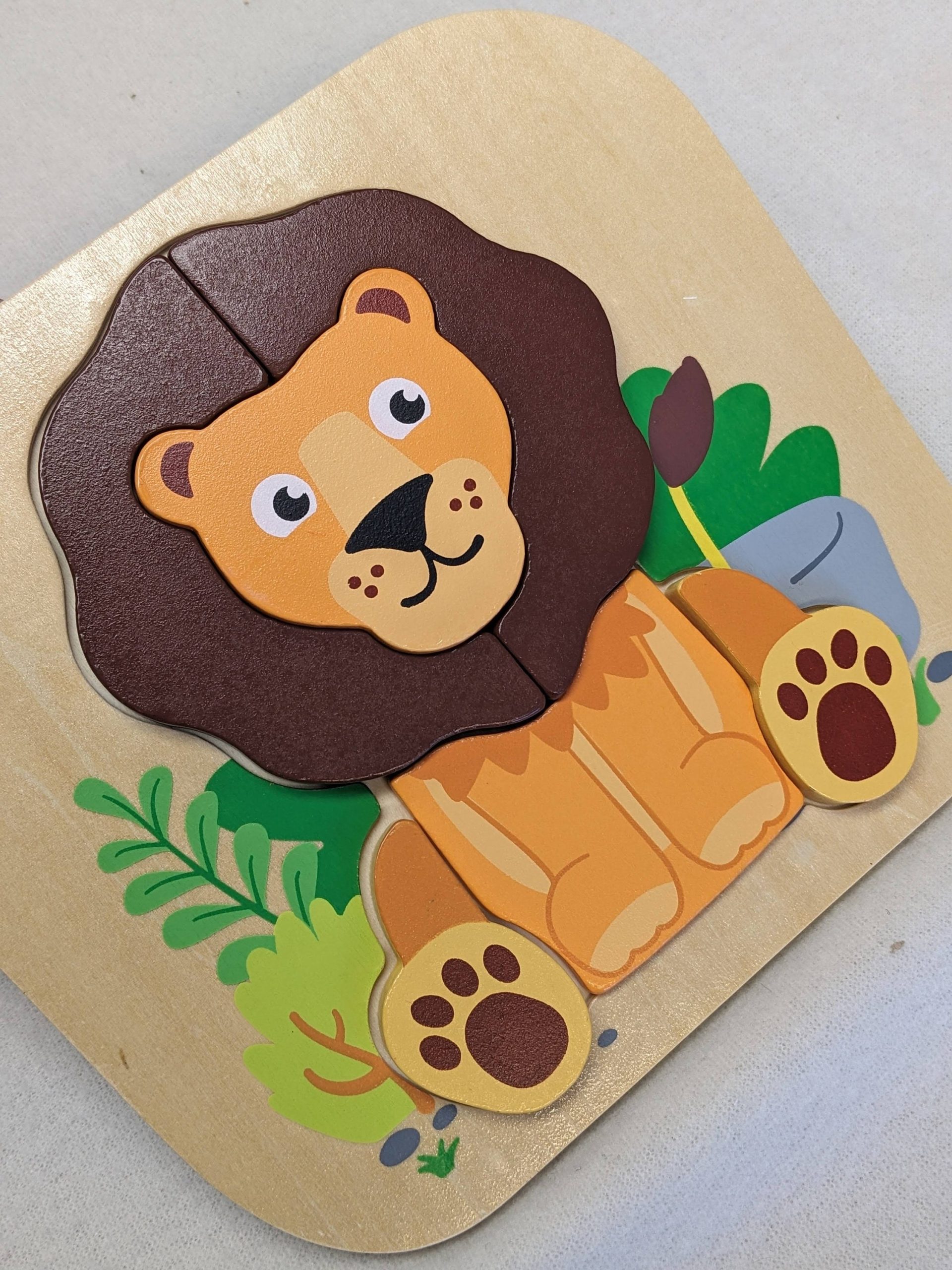 Personalised Lion Puzzle - Honey Pot Workshop